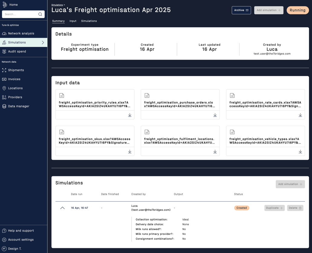 What are Freight Load Optimisation simulations?